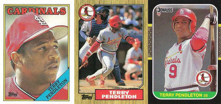 Terry Pendleton gets three hits in his MLB debut